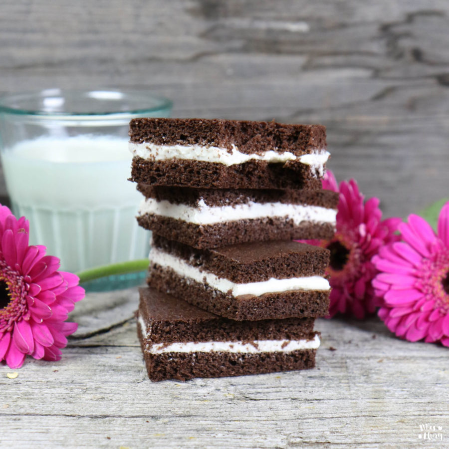 Low Carb Milchschnitte - ohne Zucker und ohne Mehl - Mrs Flury