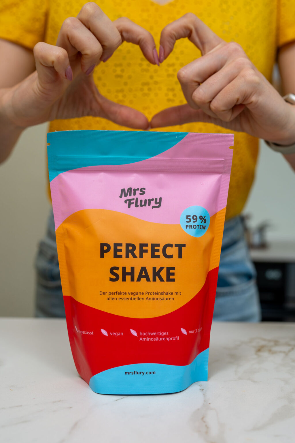 Protein-Fasten mit dem Perfect Shake - gesund & vegan Mrs Flury