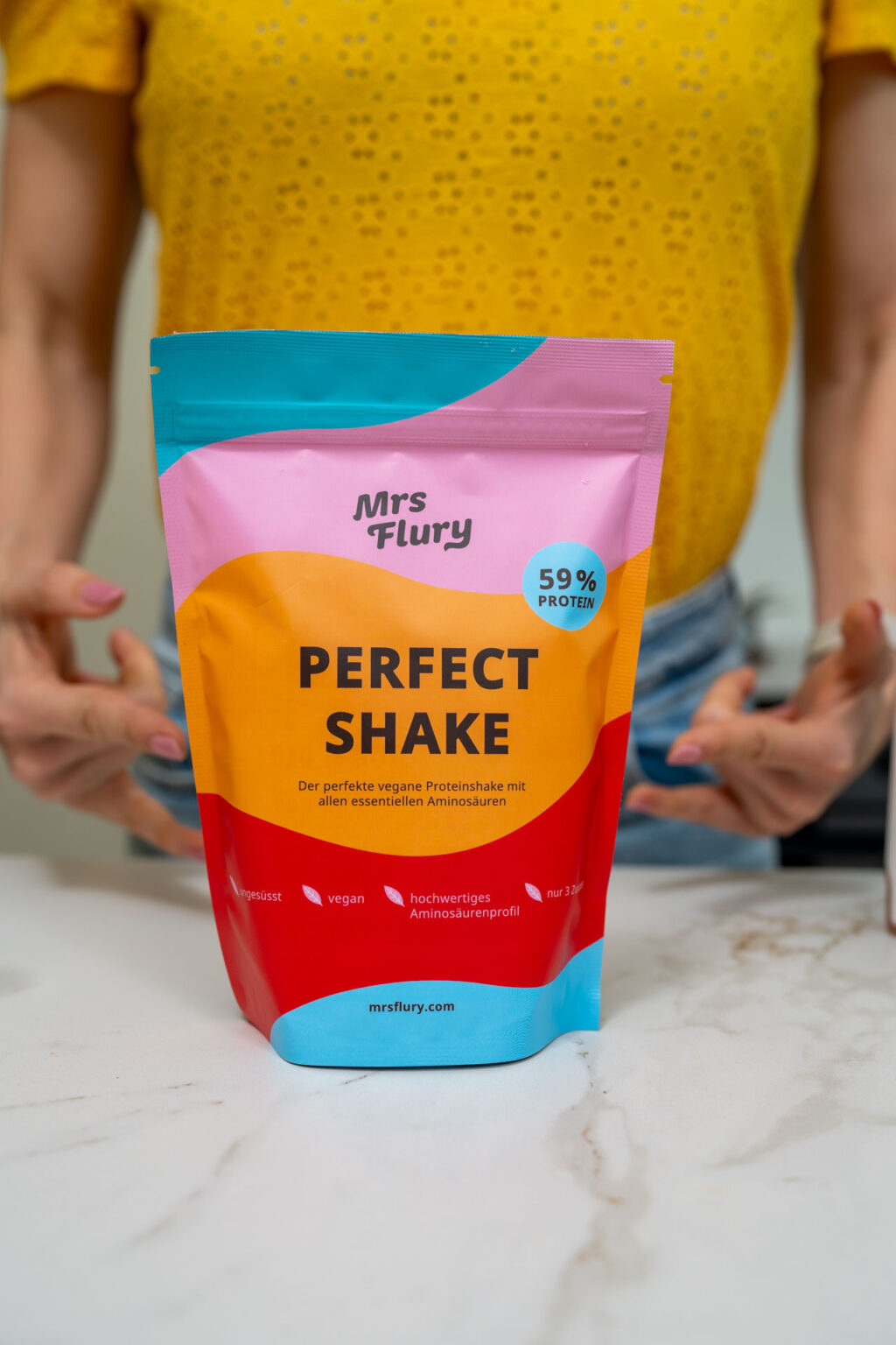 Protein-Fasten mit dem Perfect Shake - gesund & vegan Mrs Flury