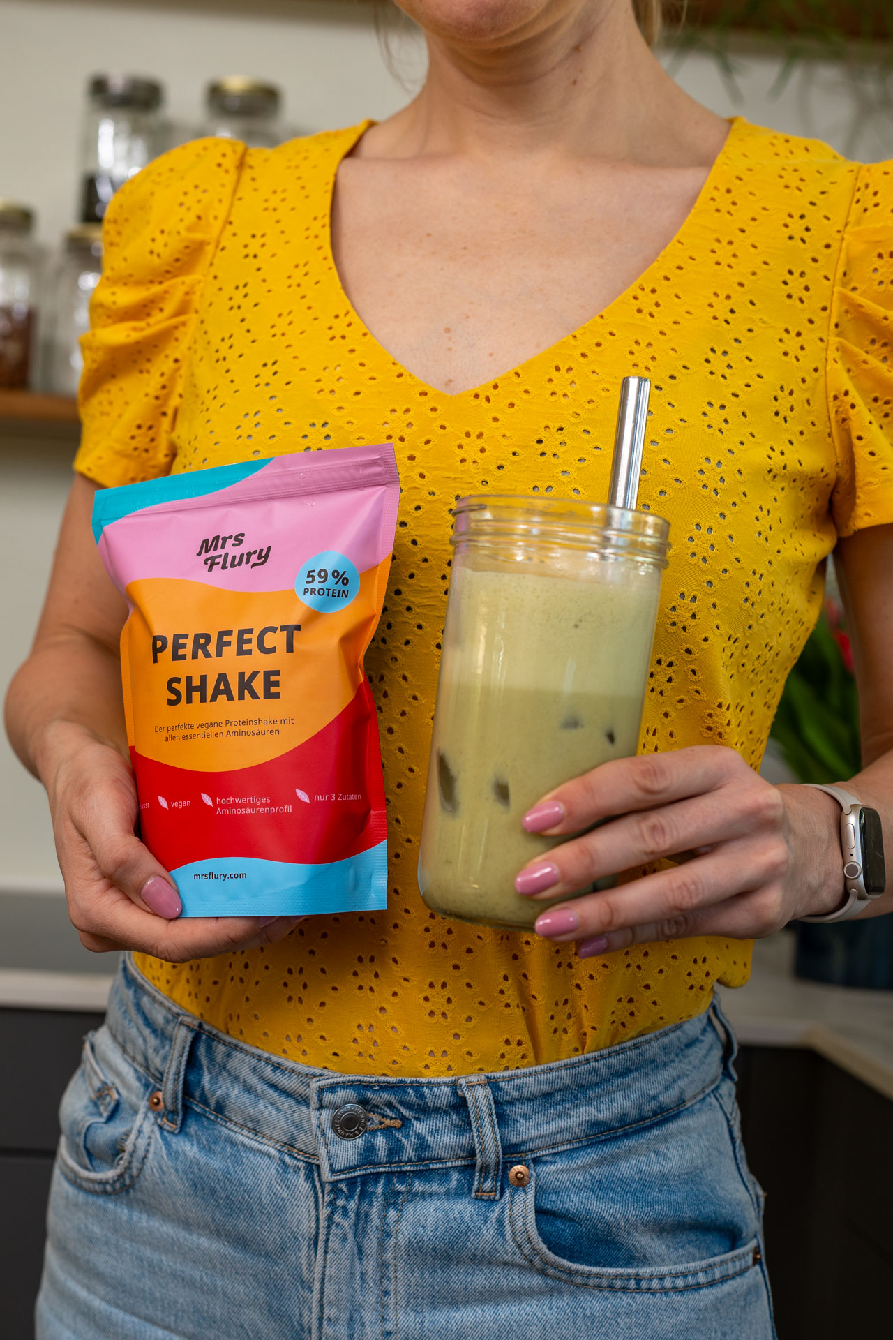Protein-Fasten mit dem Perfect Shake - gesund & vegan Mrs Flury